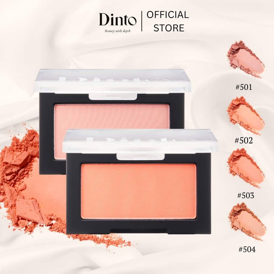 Phấn Má Hồng DINTO Blur-Finish All That Moments Blusher 4 màu Chính Hãng Chống Nước Khó Trôi Bền ...
