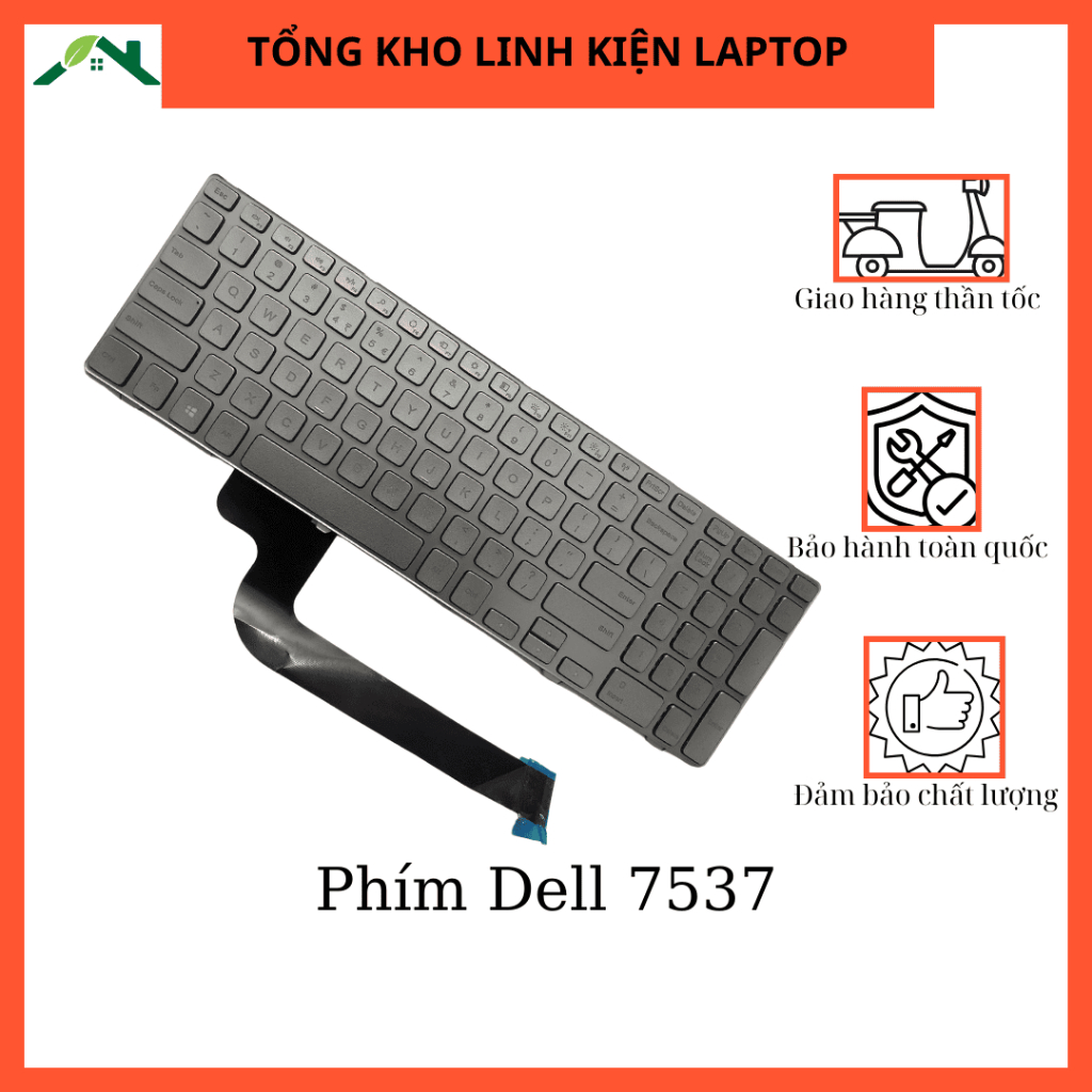 Bàn Phím Dell Insprion 7537 Led Cao Cấp Dùng Cho Laptop Dell Inspiron ...