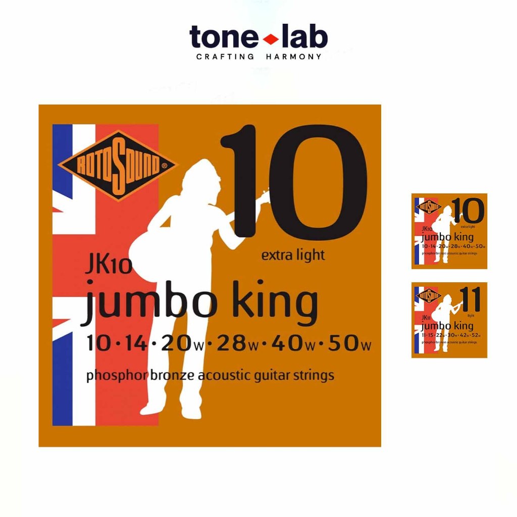 [Tone Lab] [HCM] Dây Đàn Guitar Thùng JK11, JK10 Rotosound Phosphor Bronze | Shopee Việt Nam