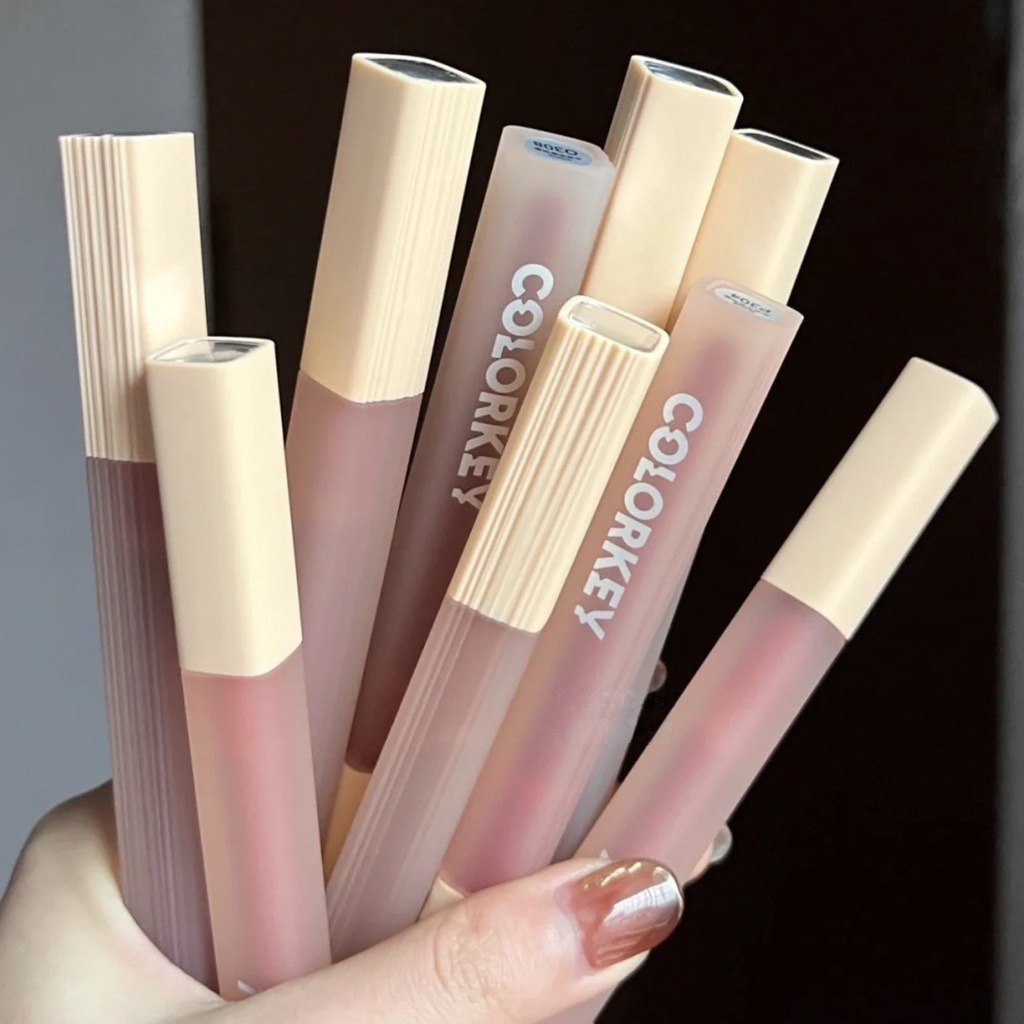 Son kem lì Colorkey nội địa Trung dạng Watertint bóng mướt siêu lì 1,8g ...