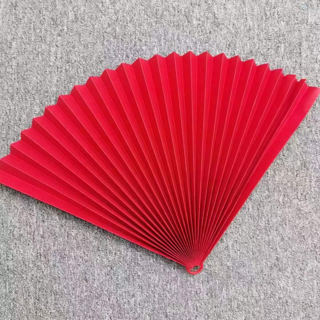 Set 5 tờ giấy gấp quạt nhung đỏ có nếp gấp sẵn (đóng gói thùng carton ...