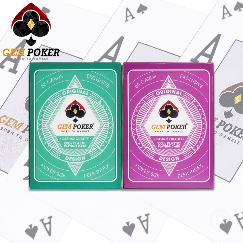 BÀI POKER GEM HYDRA 100% PLASTIC CAO CẤP | Shopee Việt Nam