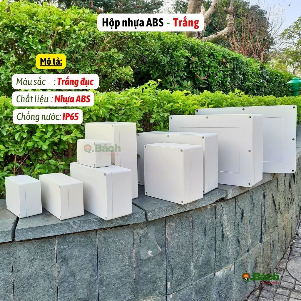 Hộp nhựa ABS _ Trắng(H100*68*50, H115*90*60, H158*90*60, H160*160*90, H200*120*75, H230*150*85mm ...
