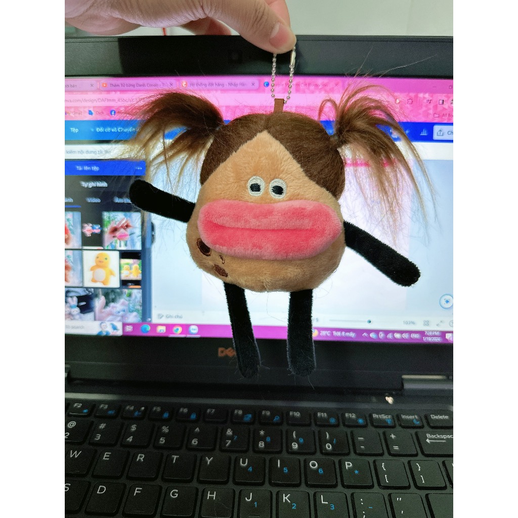 THÚ BÔNG MÓC KHOÁ [Sẵn giao ngay] CÁO LINABELLE, THỎ STELLA, GẤU ...