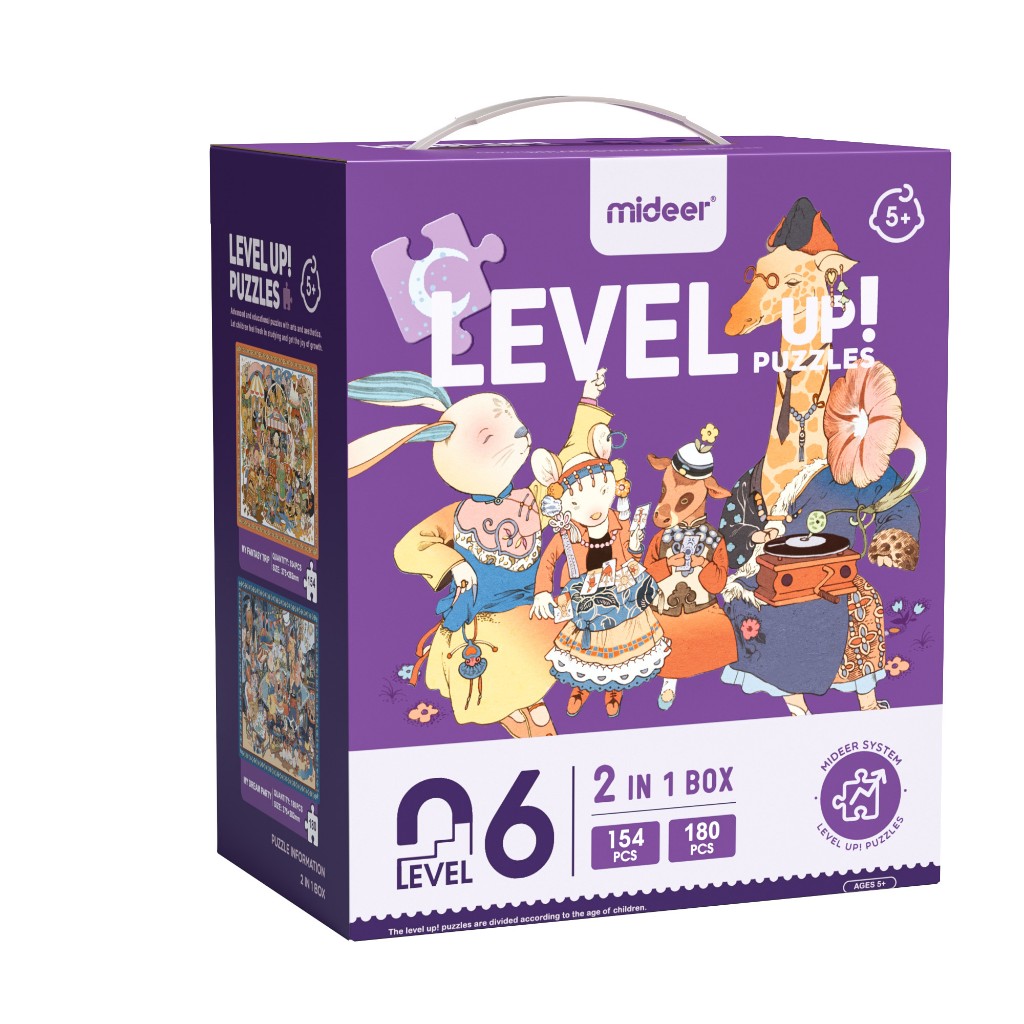 Đồ Chơi Xếp Hình Nâng Cao Mideer Cấp Độ Level 6 Puzzle Forset - Bữa ...