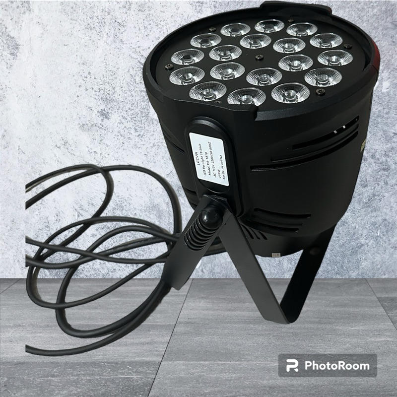 Đèn led par 18x10w rgbw 4in1 pro nặng 3.5kg dây dài 1.5m | Shopee Việt Nam