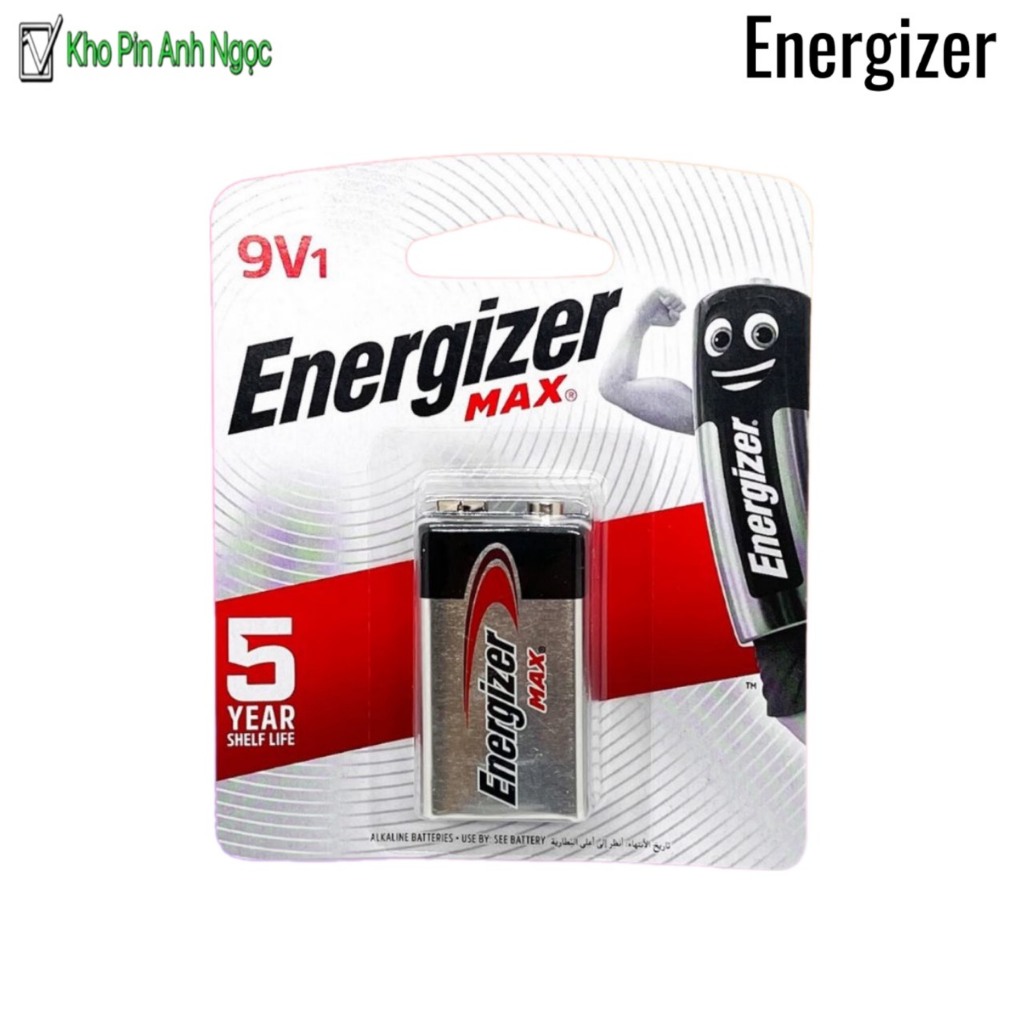 Pin 9V Energizer Max ( Pin Vuông 9V ) 6LF22 Vỉ 1 Viên Chính Hãng ...