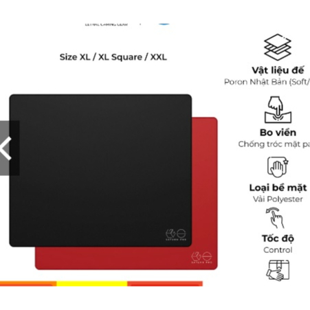 Lót chuột Mousepad LGG Lethal Gaming Gear Saturn PRO v2 / Saturn New ...