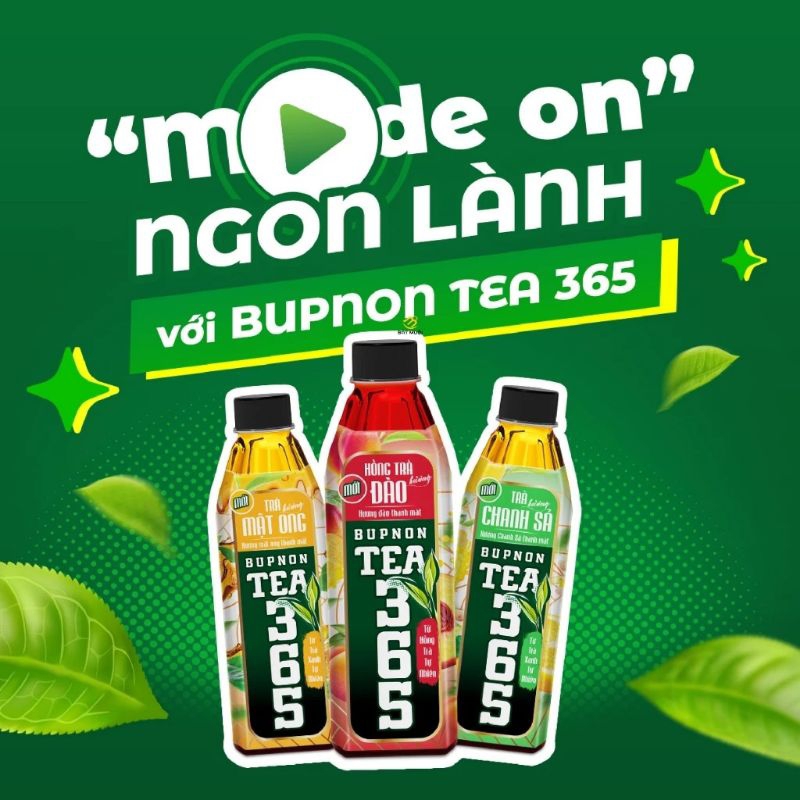 Lốc 6 chai BUPNON tea 365 500ml | Shopee Việt Nam