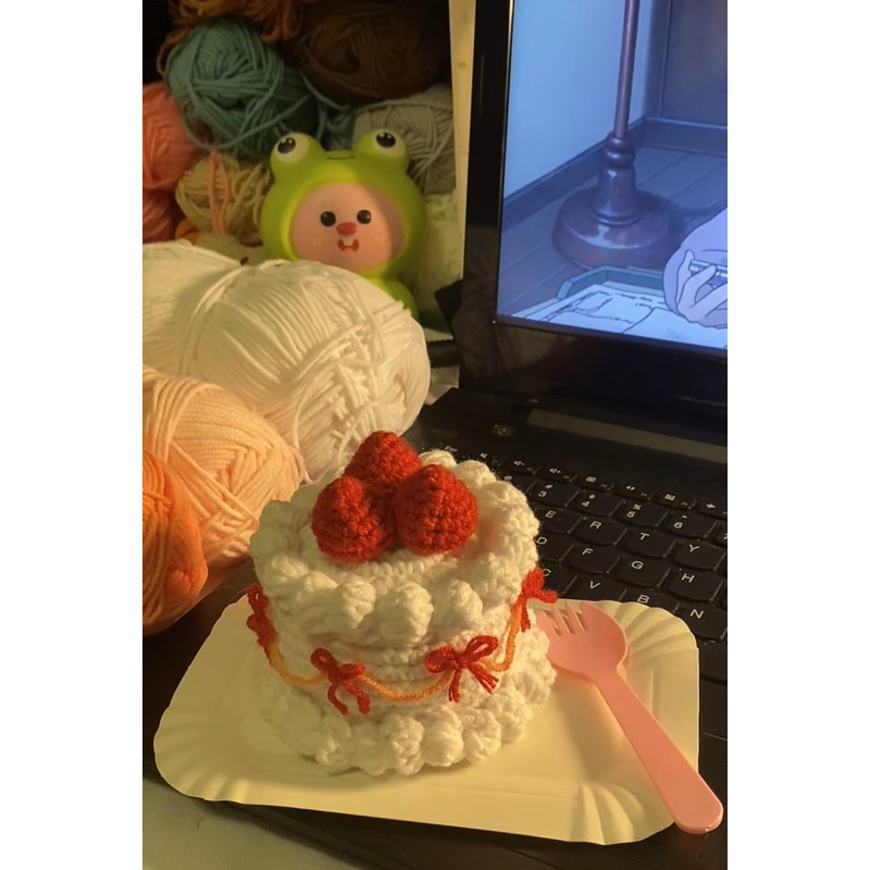 bánh cato len-stawberry cake | Shopee Việt Nam