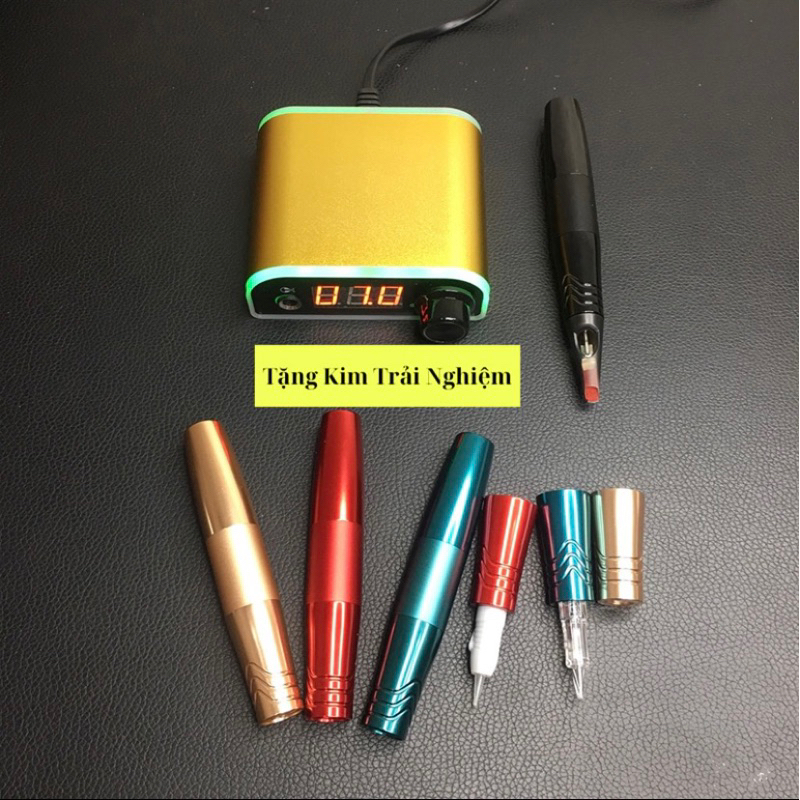Máy pen mini 2 đầu tặng nguồn led 7 màu l1 siêu bền máy cam kết hàng l1 ...