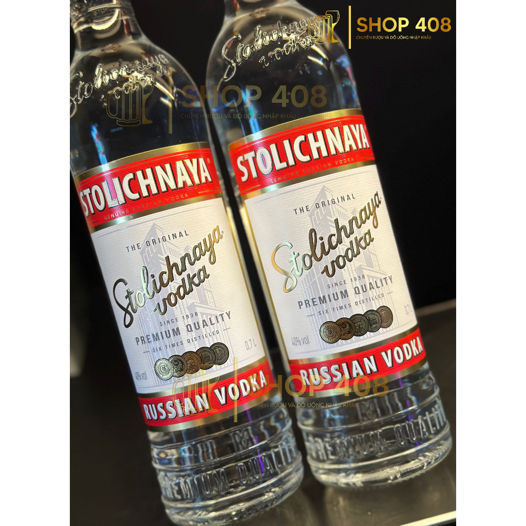 Rượu Stolichnaya Russian Vodka 700ml - Vodka Nga (Hàng Công Ty ...