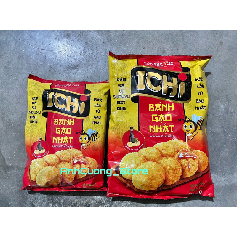 Bánh gạo nhật Ichi gói 100g,180g hương vị mật ong.. | Shopee Việt Nam