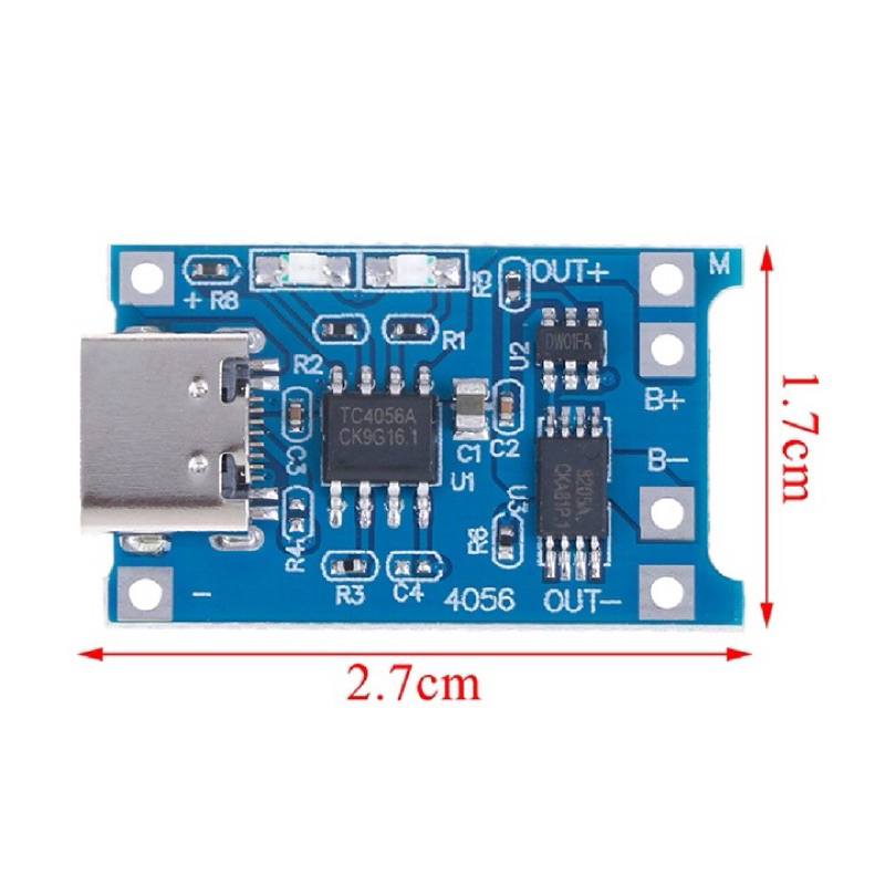 Mạch Sạc Pin Lithium 4.2V TP4056 1A Cổng TYPE-C- Micro | Shopee Việt Nam