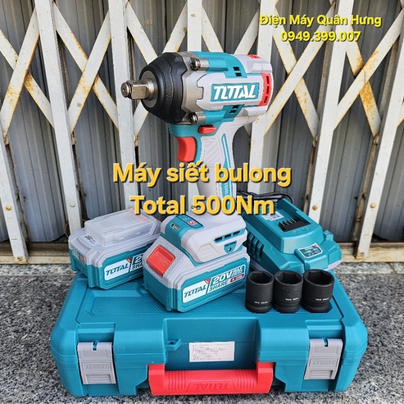 Máy siết bulong pin TOTAL 20V lực 500Nm TIWLI 2050 | Shopee Việt Nam