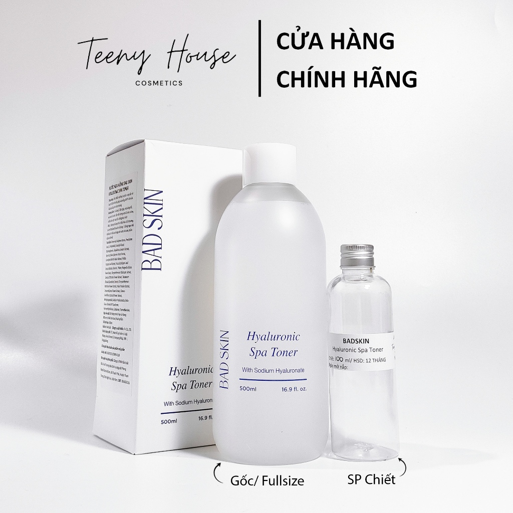 [Chiết-Gốc] Toner cấp nước BadSkin Hyaluronic Spa Toner (mẫu mới ...