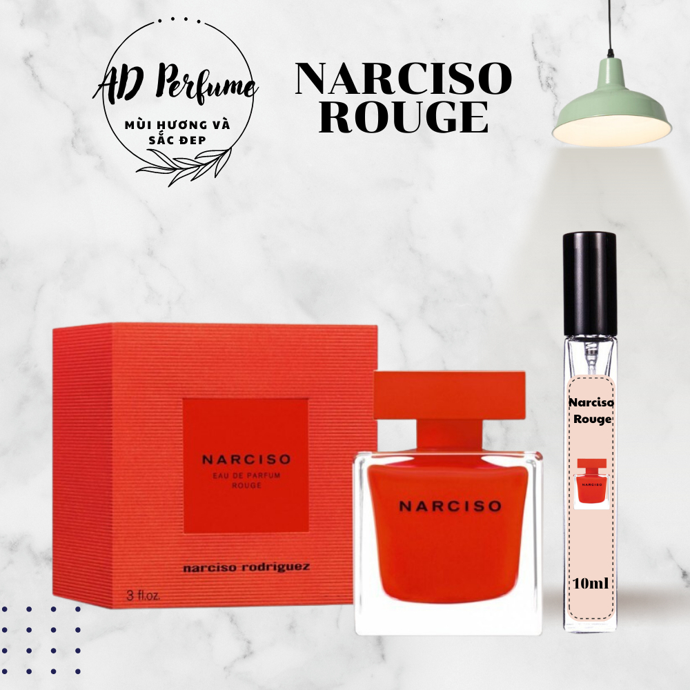 Nước hoa nữ Narciso Rouge (nar đỏ) chiết 10ml .nước hoa nữ sexy và ngọt ...