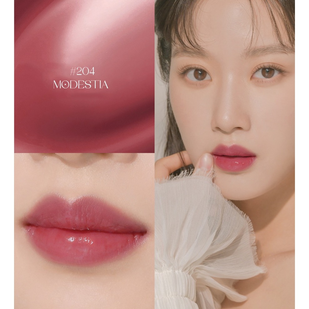 Son tint bóng thuần chay DINTO Blur-Glowy Lip Tint màu 204 | Shopee Việt Nam