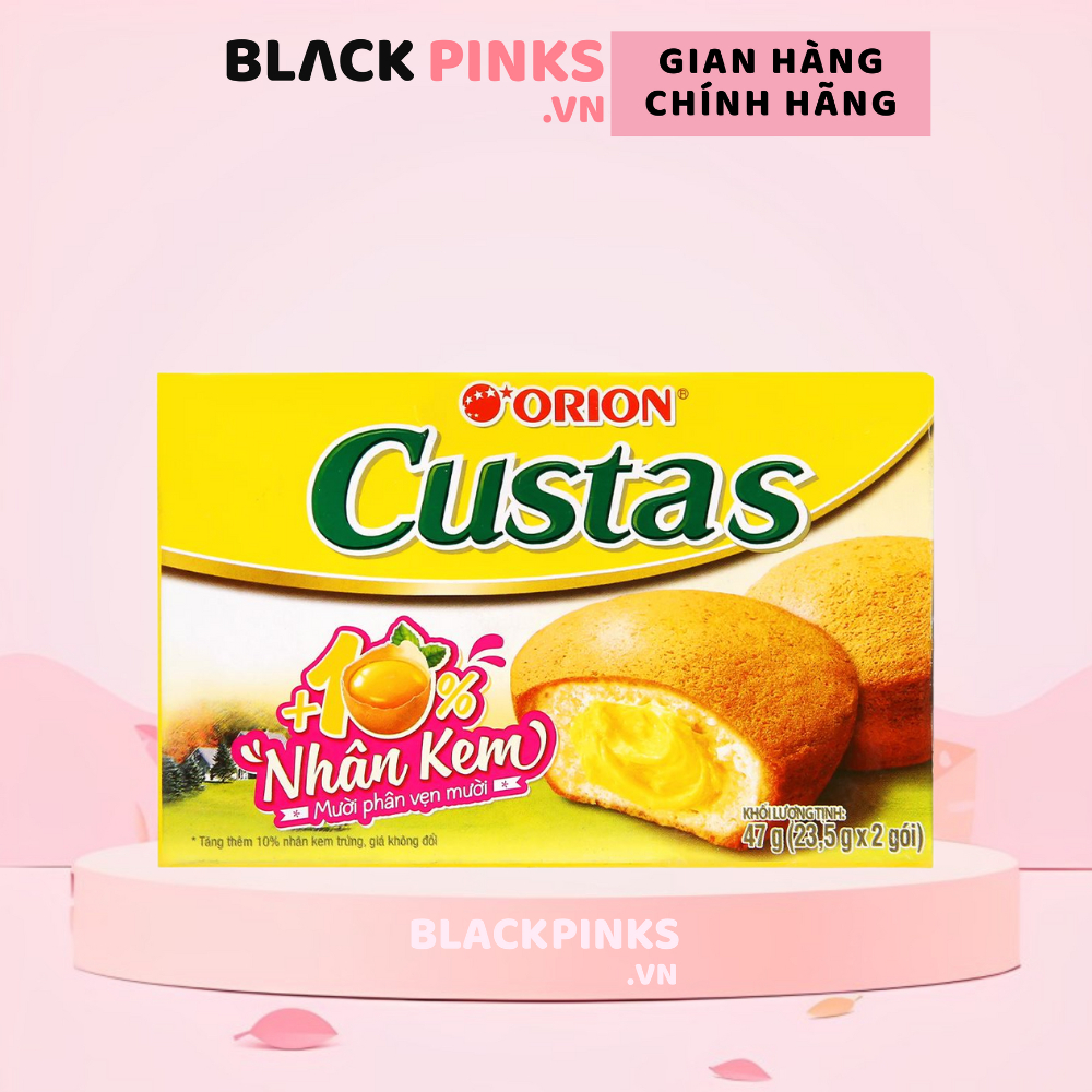Bánh kem trứng Custas hộp 47g (2 cái) và 141g (6 cái) | Shopee Việt Nam