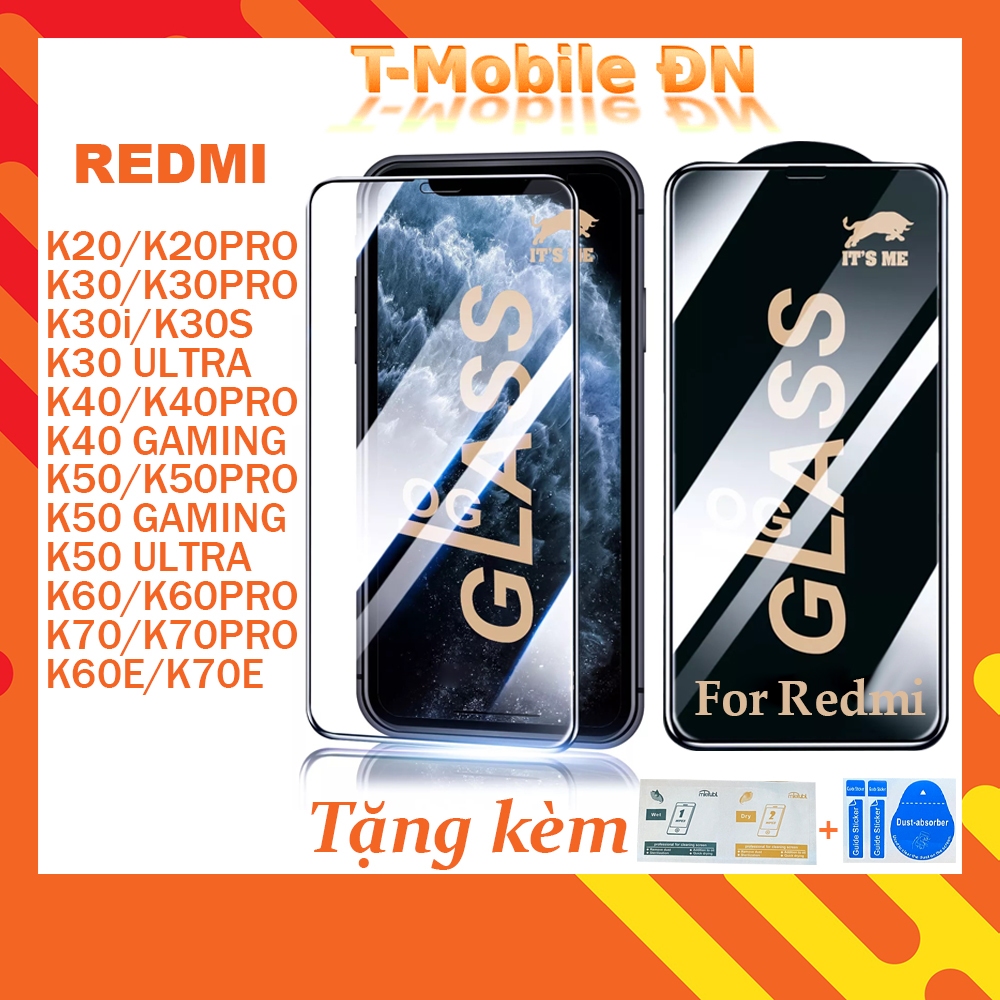 Kính cường Lực Xiaomi Redmi K70 K70E K60 K60E K50 K40 Gaming K40s K30 K30s K30i K20 Pro Ultra 4G ...