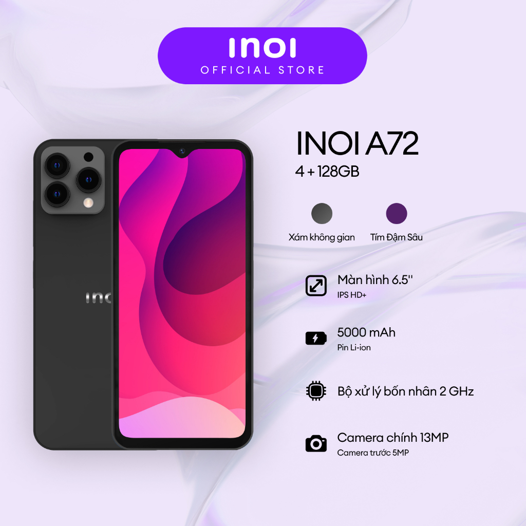 Điện thoại thông minh INOI A72 4GB_128GB | Shopee Việt Nam