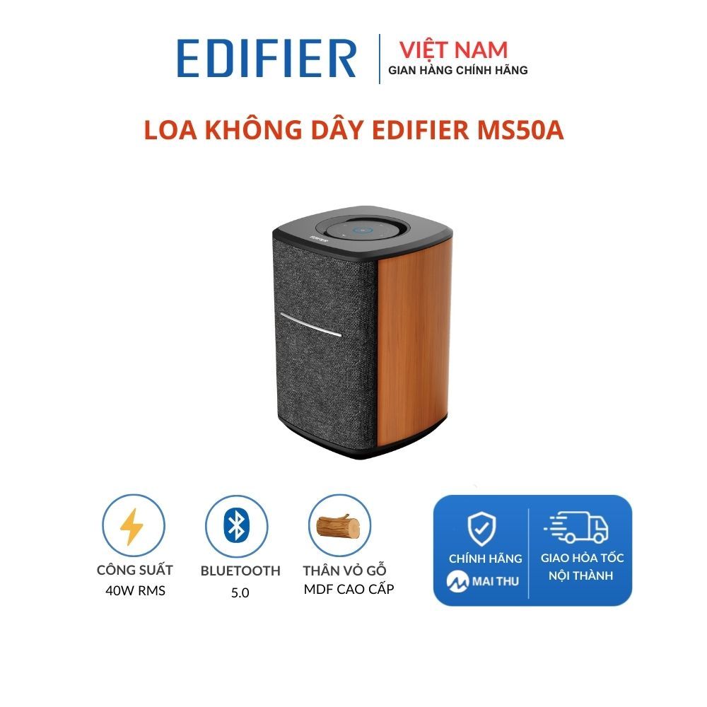 Loa không dây EDIFIER MS50A - Bluetooth 5.0 – Wifi - Công suất 40W RMS - Công nghệ DSP - Chính ...