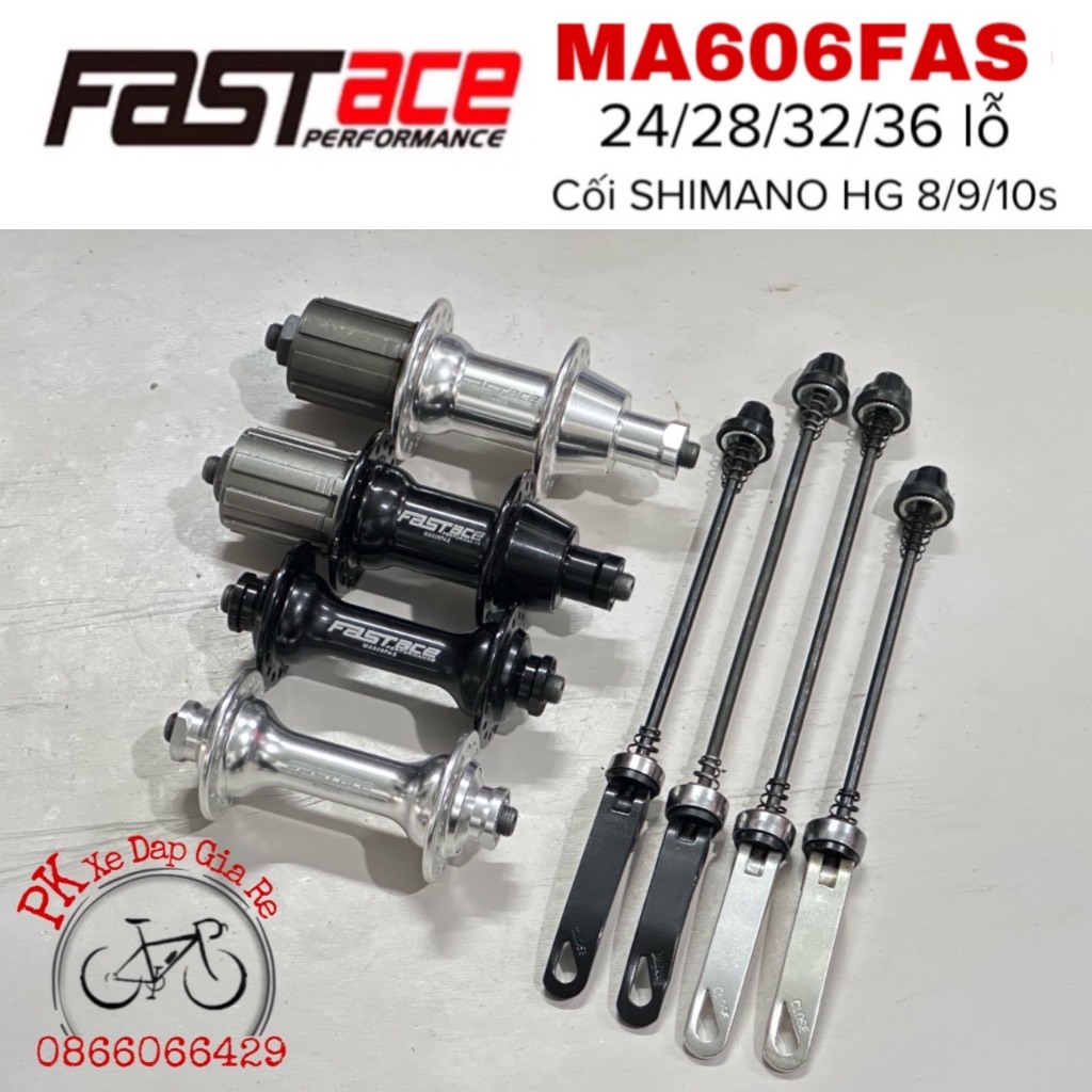 Hub Fastace MA006FAS 24/28/32/36 lỗ chạy bạc đạn siêu bon, Đùm/Moayo ...