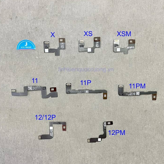 Cáp fix Face ID box JC hỗ trợ từ X - 12PM (Loại khò hàn) Dùng cho đế ...
