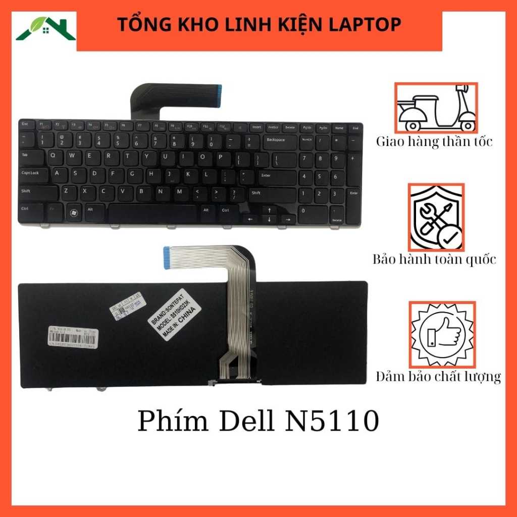 Bàn Phím Laptop Dell Insprion N5110 ZIN Cao Cấp 15R M5110 M5010 M501Z ...