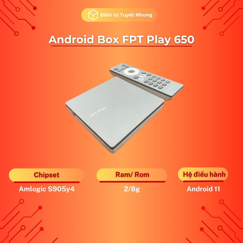 FPT Play Box 650 2/8G 2023 Có Netflix, ATV 11, Không Mất Phí - Android ...