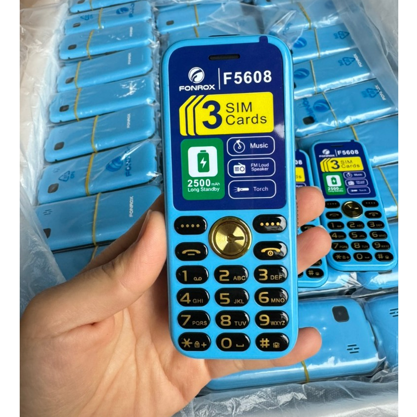 Điện thoại 3 sim Fonrox F5068 có Rung, mạng 4G, Pin siêu khủng | Shopee ...