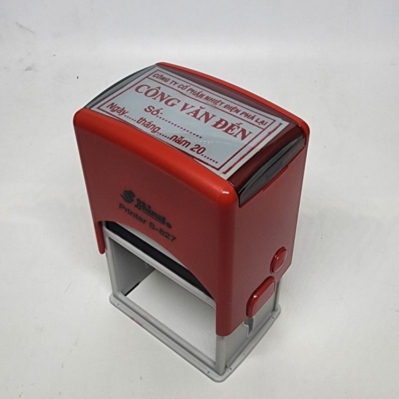 Con dấu Công Văn Đến - Kích thước 3x5cm. Dấu Shiny S827 chính hãng ...