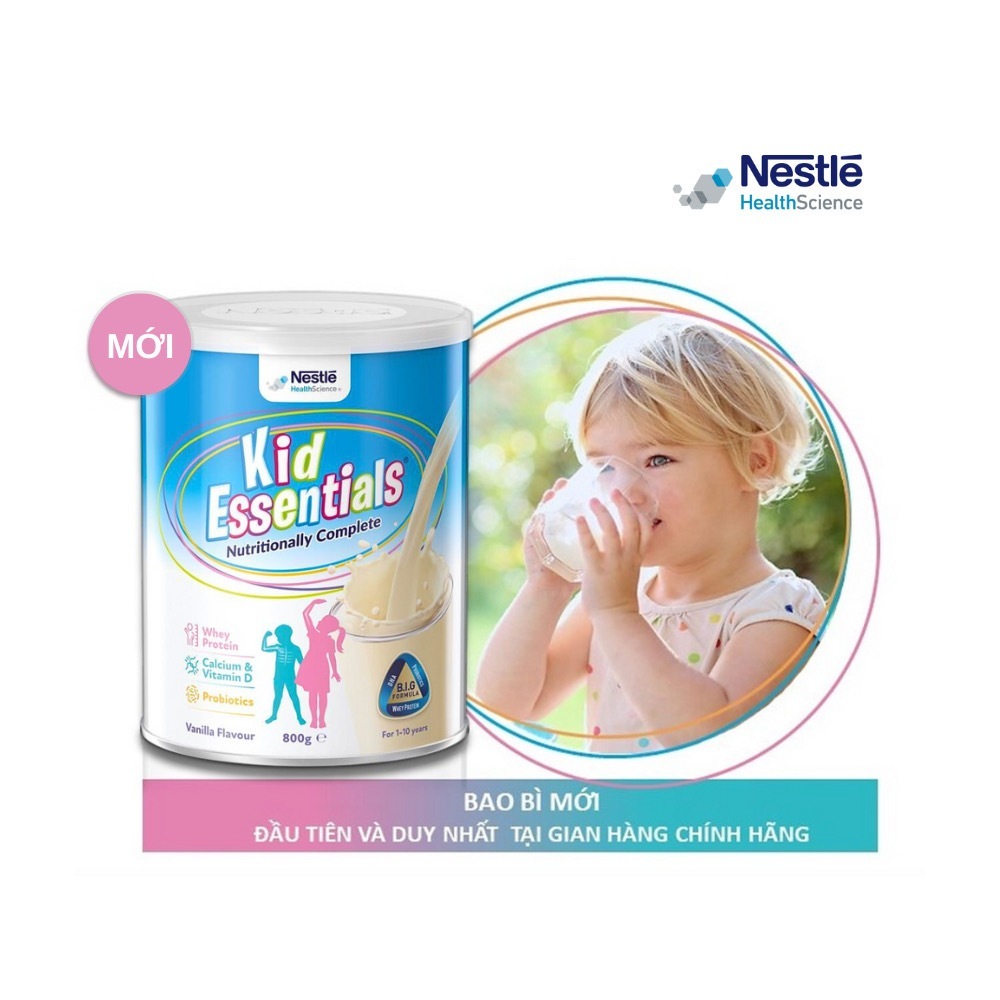 [HSD 12/2025] Sữa Kid Essentials Nestle Úc Vị Vani - Sữa Bột Công Thức 800g | Shopee Việt Nam