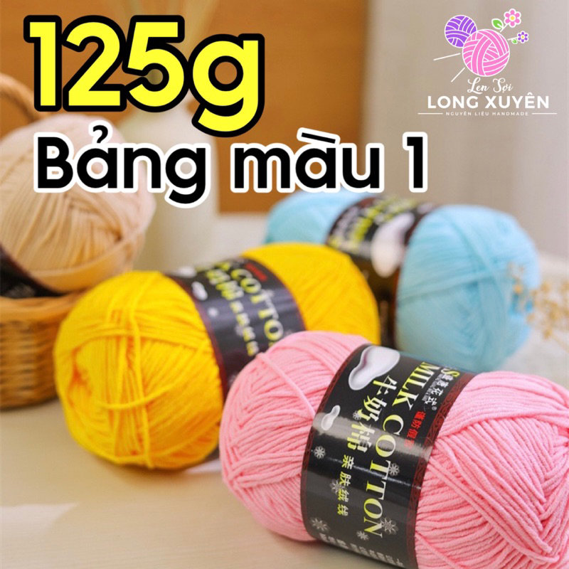 Len Milk Cotton 125g chính hãng BẢNG 1 (01-50) | Shopee Việt Nam