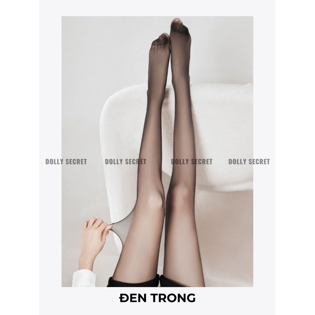 Quần Tất Siêu Trong Suốt Siêu Mỏng Tàng Hình Thật Chân DOLLY SECRET T39 | Shopee Việt Nam