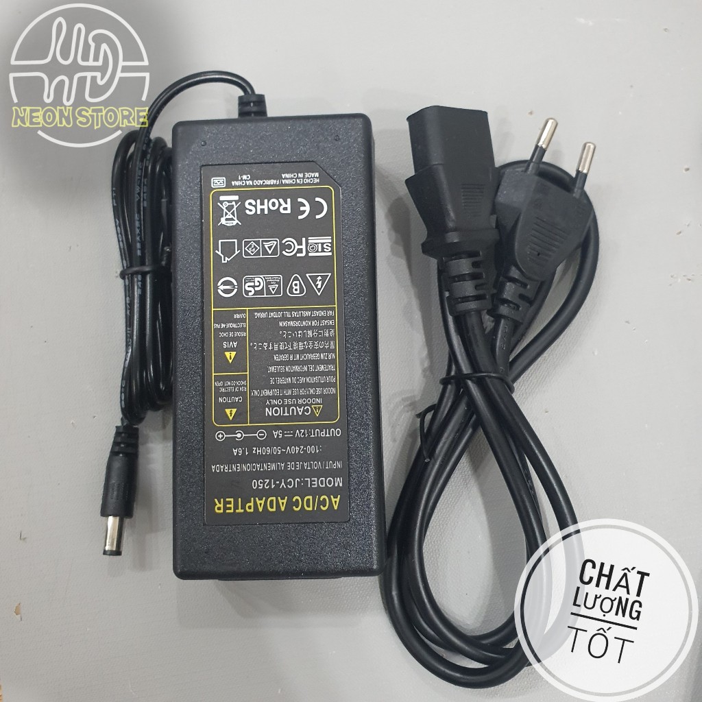 Adapter 12v-5A loại tốt, dùng cho Led, Camera | Shopee Việt Nam