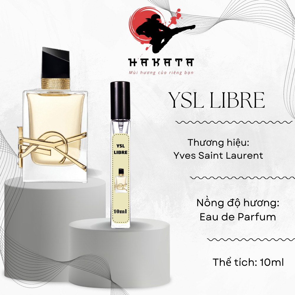 Nước hoa chiết YSL libre EDP 10ml, nước hoa nữ chính hãng - Hakata.net | Shopee Việt Nam