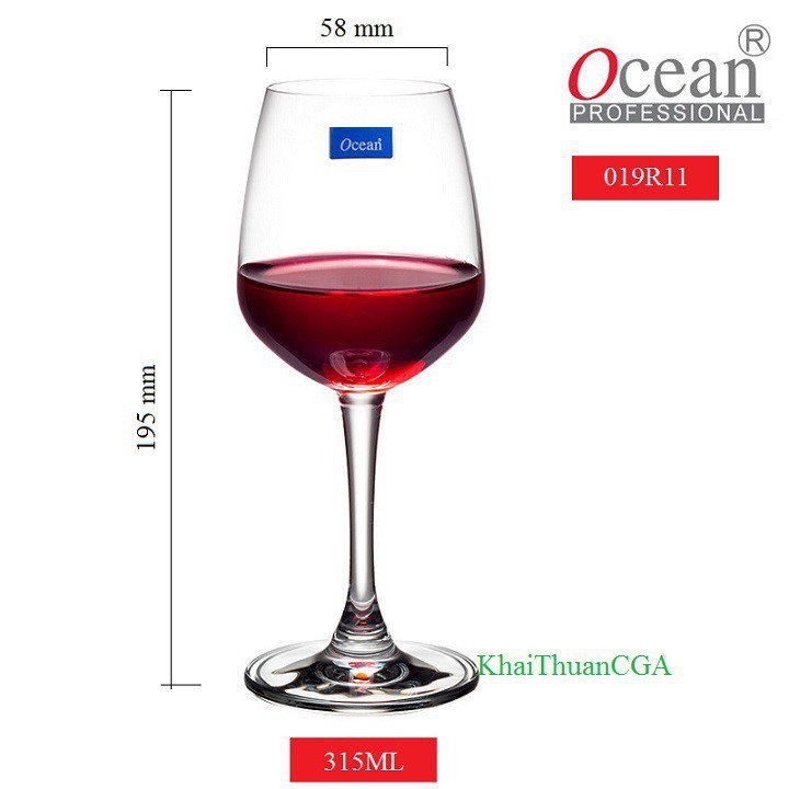 Bộ 6 Ly Thủy Tinh Ocean Lexington Red Wine( rượu vang đỏ)) 019R11 Dung Tích 315ml | Shopee Việt Nam