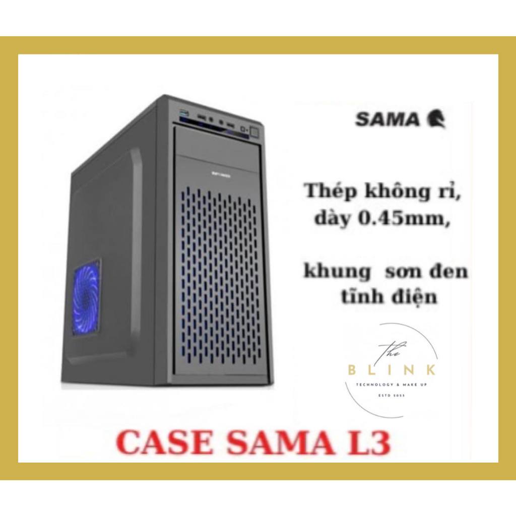 Vỏ máy tính Case SAMA L03 (ATX, M-ATX) Chính hãng phân phối- ko kèm fan ...
