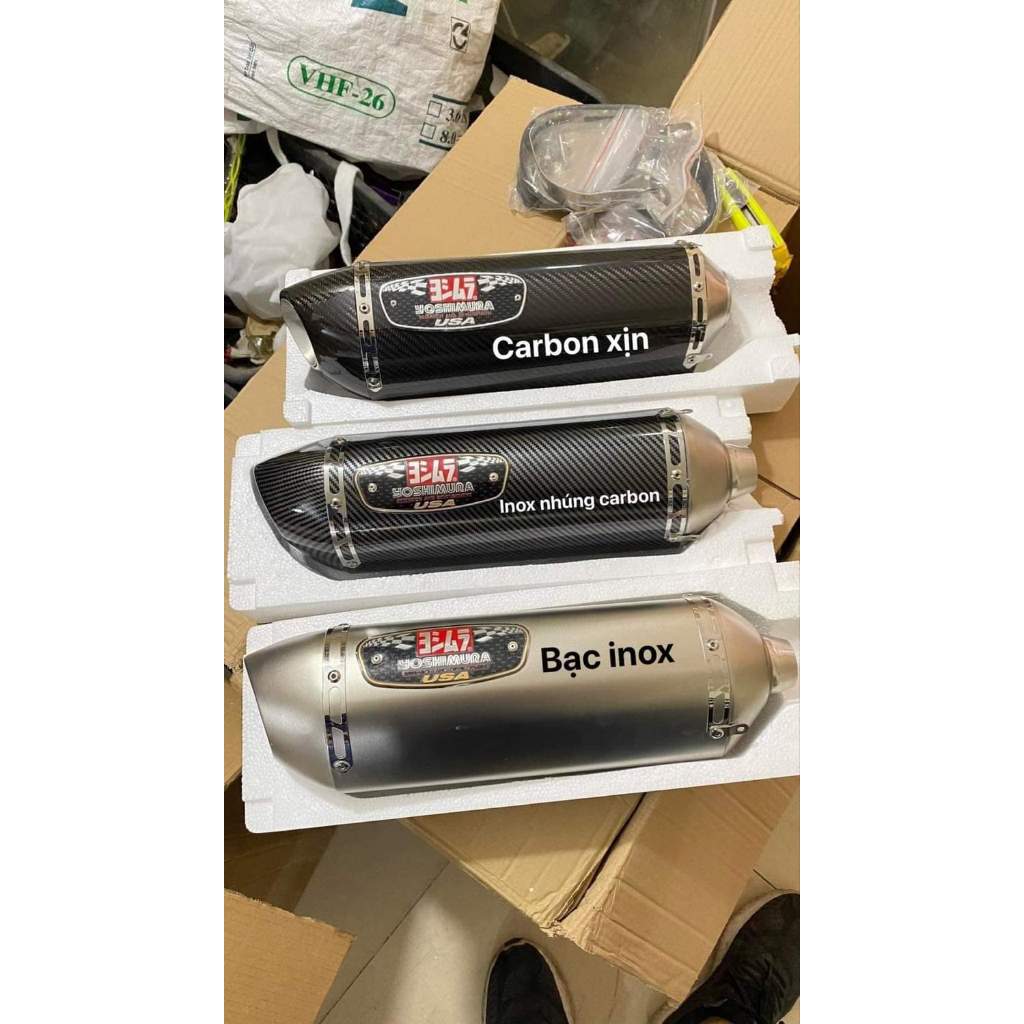 Pô Độ Yoshimura R77 Inox Nhúng Carbon | Shopee Việt Nam