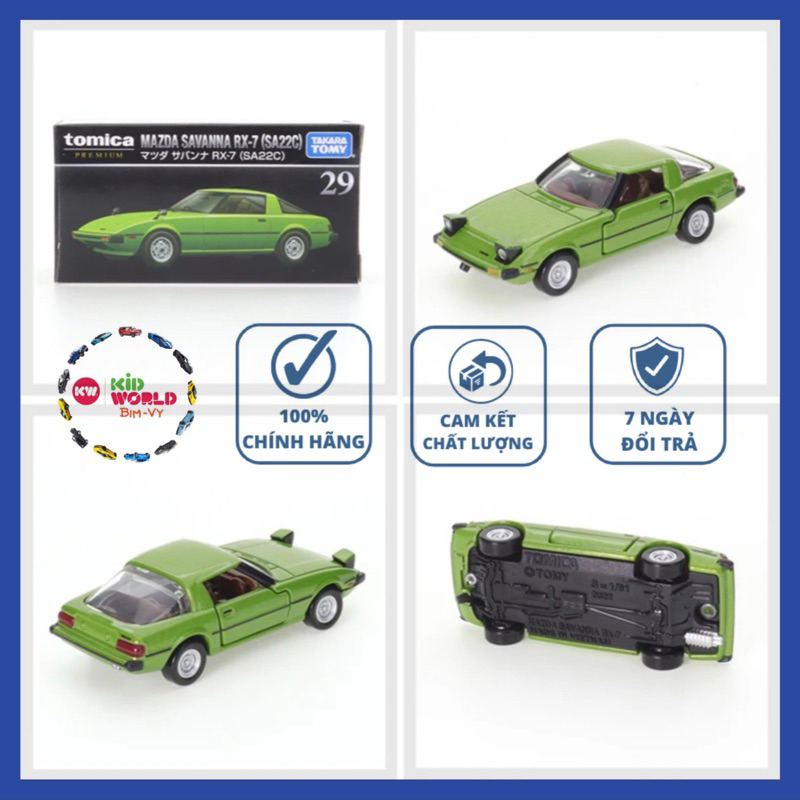 Xe mô hình Tomica Premium Mazda Savanna RX-7 (SA22C). No.29. Tỷ lệ 1:61. | Shopee Việt Nam