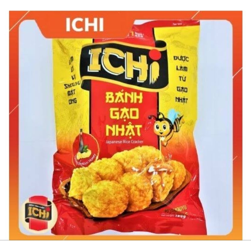 Bánh gạo Nhật Ichi vị Shouyu mật ong gói 100g | Shopee Việt Nam