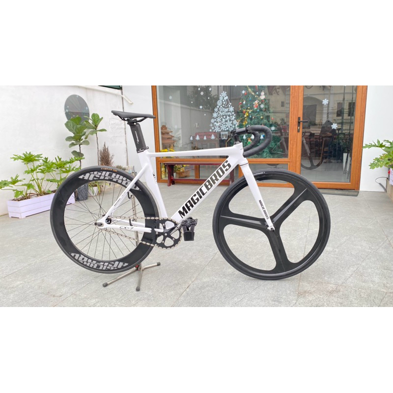 xe fixed gear magicbros cx7 độ sẵn 3 đao trước có gân mới full thùng ...