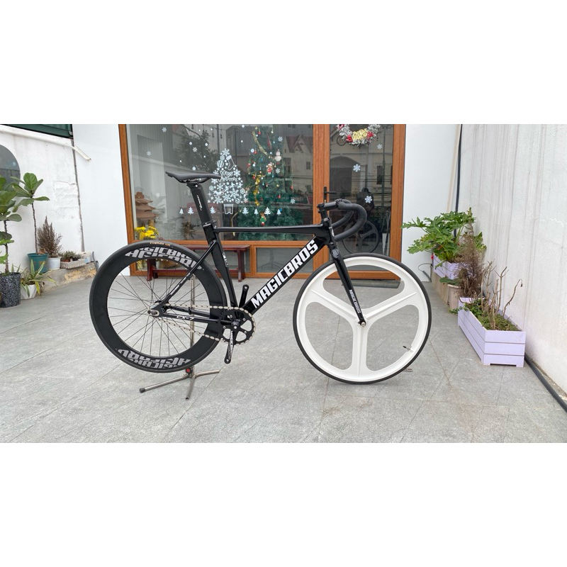 xe fixed gear magicbros cx7 độ sẵn 3 đao trước có gân mới full thùng ...