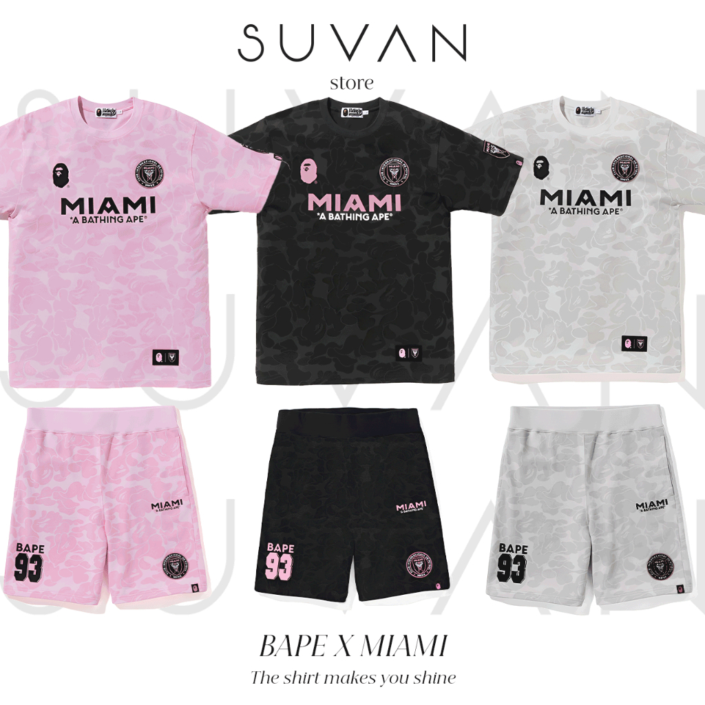 Bộ Thể Thao Quần Áo Bóng Đá Messi "BAPE X Inter Miami" 2024 | Shopee ...