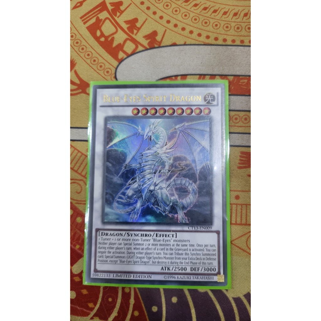Thẻ Bài Yugioh! Blue-Eyes Spirit Dragon - CT13-EN009 - Ultra Rare Limited Edition | Chính Hãng ...