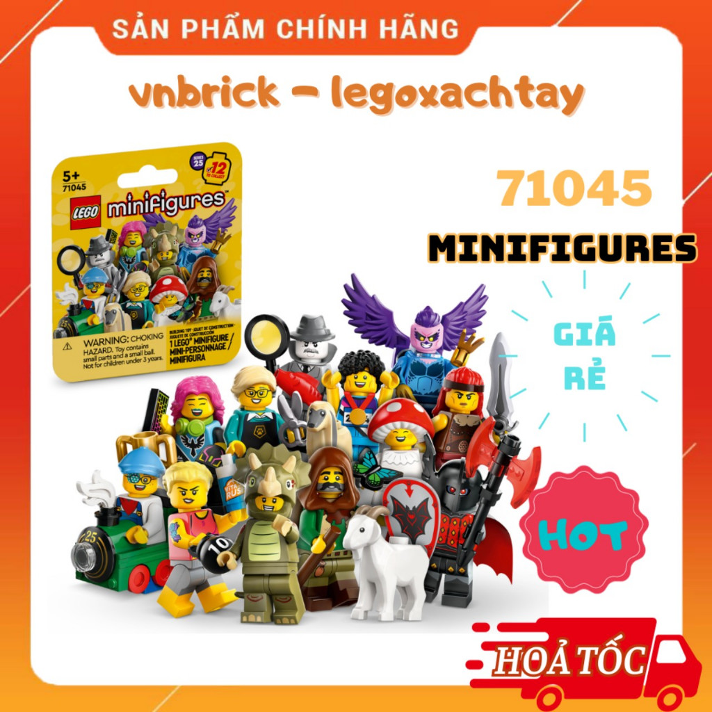 LEGO Minifigures 71045 Nhân Vật Nhỏ (mở hộp check) | Shopee Việt Nam