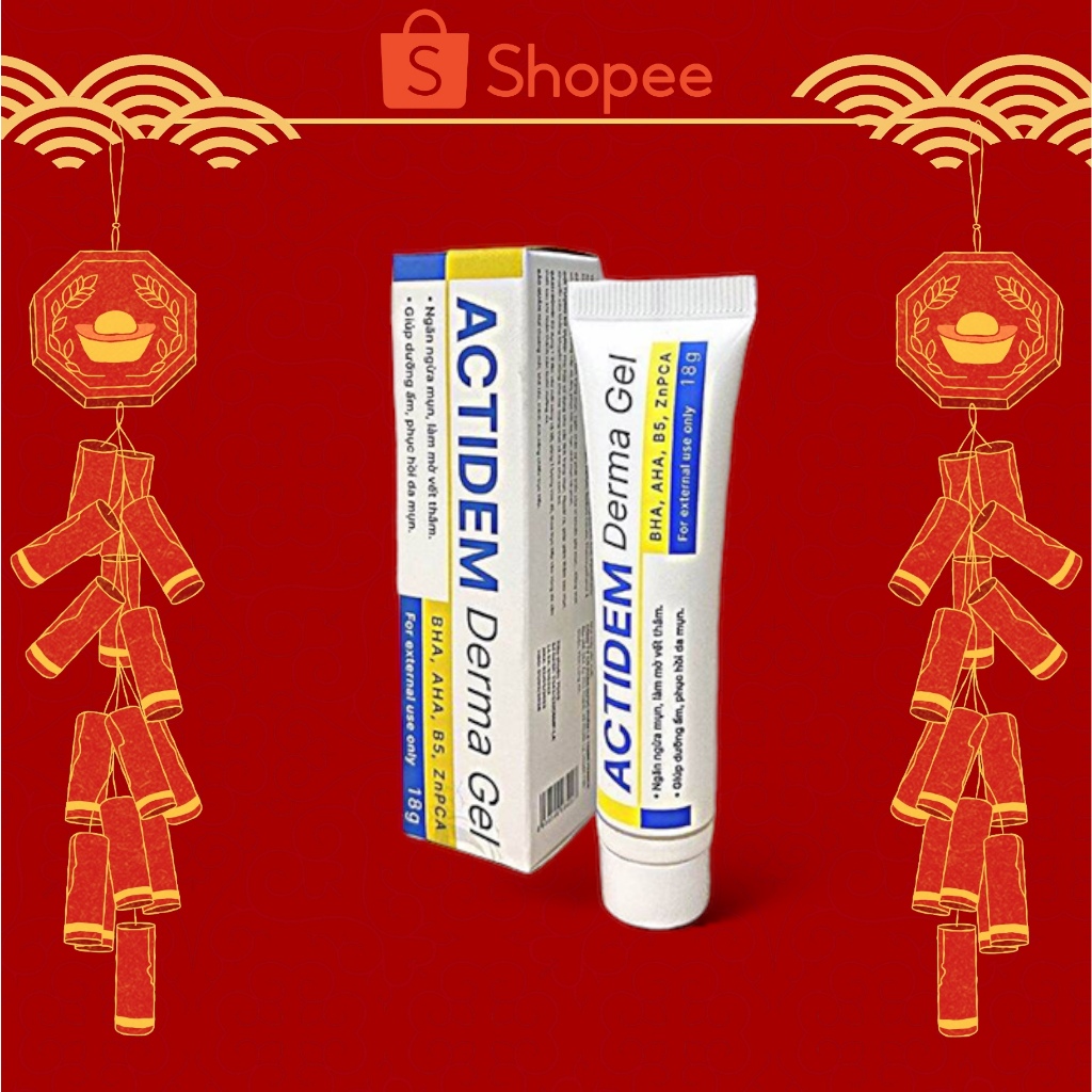Actidem Derma Gel, gel giảm mụn 18g | Shopee Việt Nam