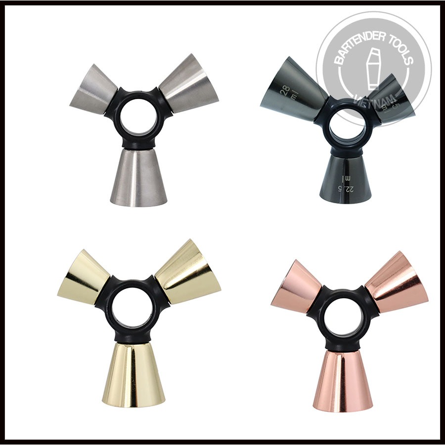 Measuring Device 3 End Accurate - Jigger inox 3 đầu pha chế cocktail 15 ...