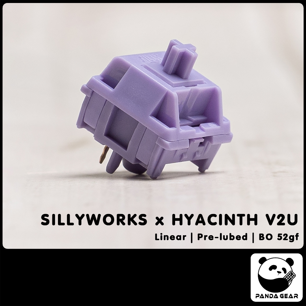 Switch Sillyworks x HMX Hyacinth V2U linear 52g prelubed công tắc bàn ...